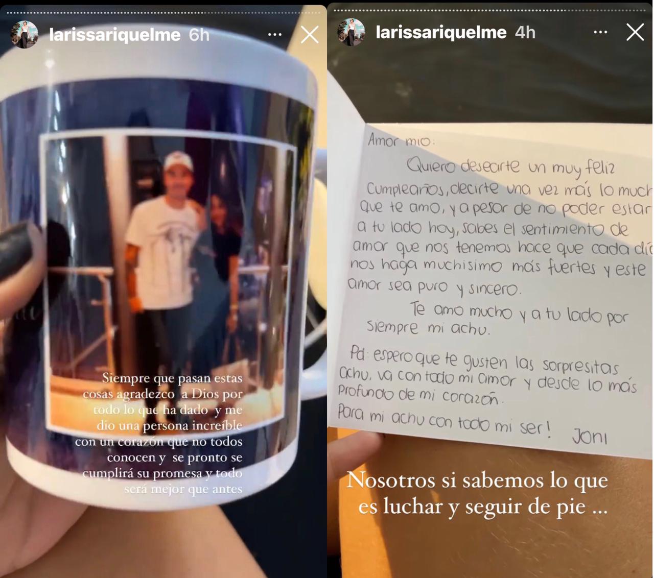 Popular / Fabbro hizo llorar a Larissa en su cumpleaños