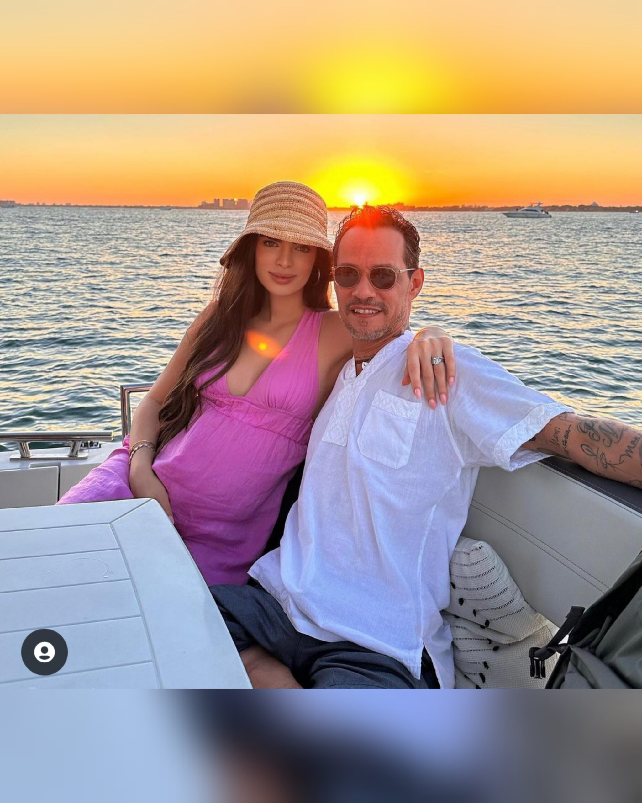 Popular / Marc Anthony presume camisa de ao po`i en su yate con Nadia ...