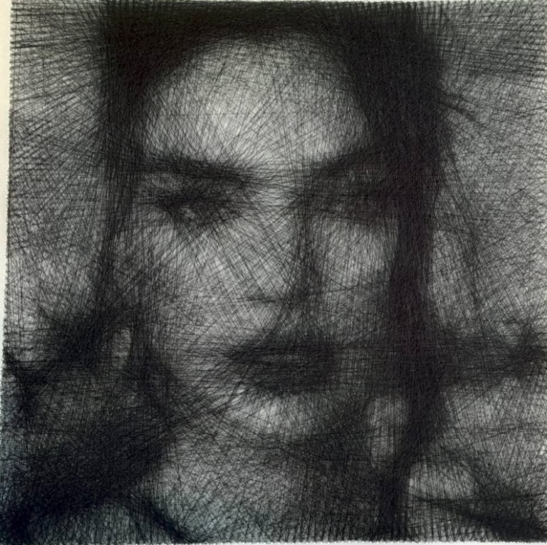 Popular / ¡Que belleza! Artista ovetense se inspiró en el rostro de Nadia Ferreira