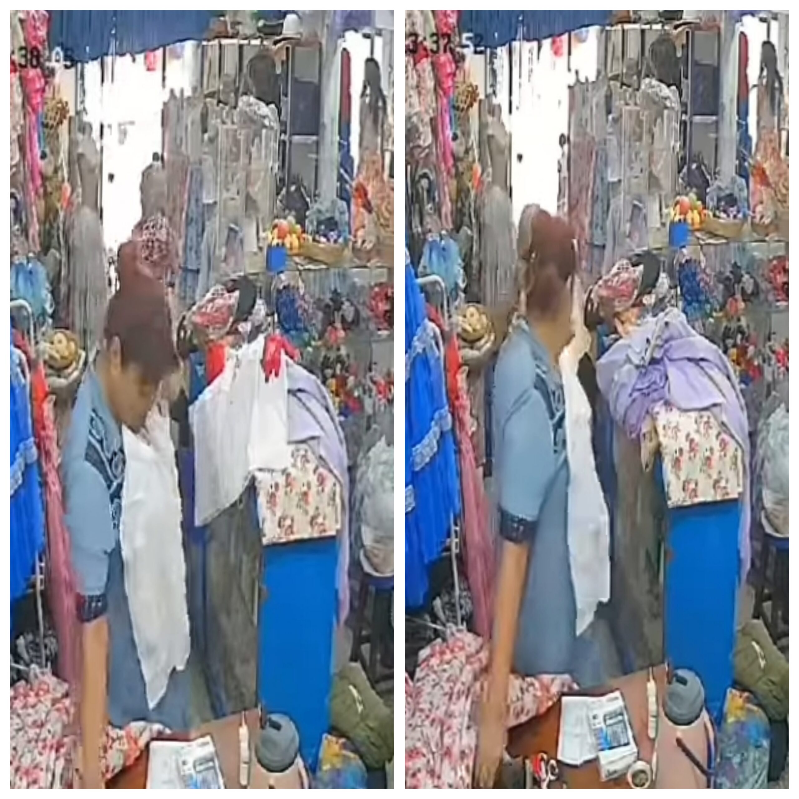 Popular / (VIDEO)Doña se hizo pasar por cliente en tienda de danza y se robó 3 palos