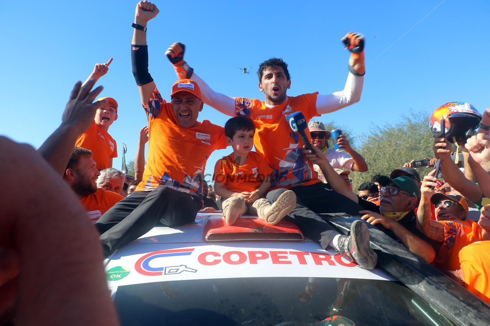 Popular / Agustín Alonso y Edgardo Galindo ganaron el Transchaco Rally 2023