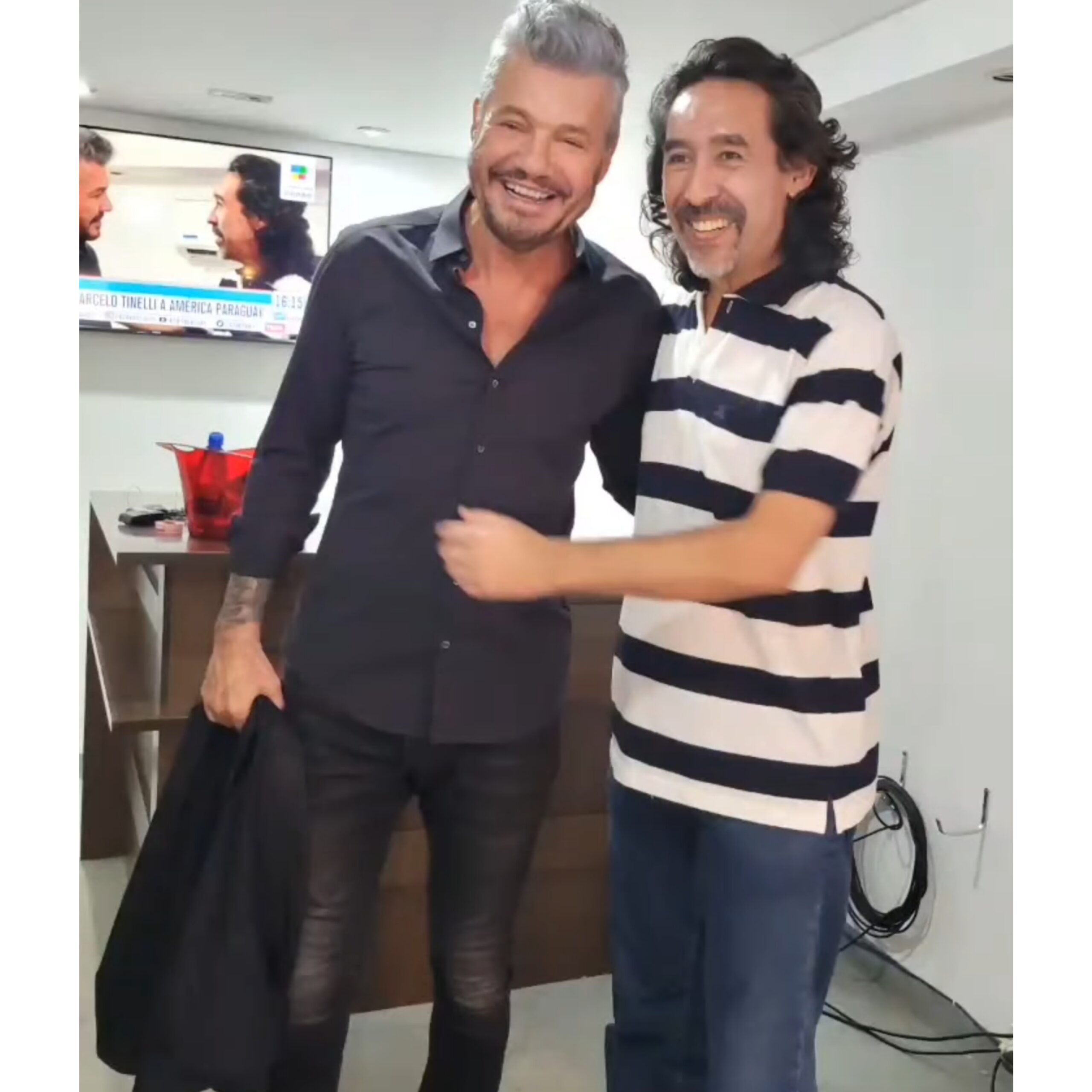 Popular / Michelín cumplió su gran sueño al conocer a Tinelli