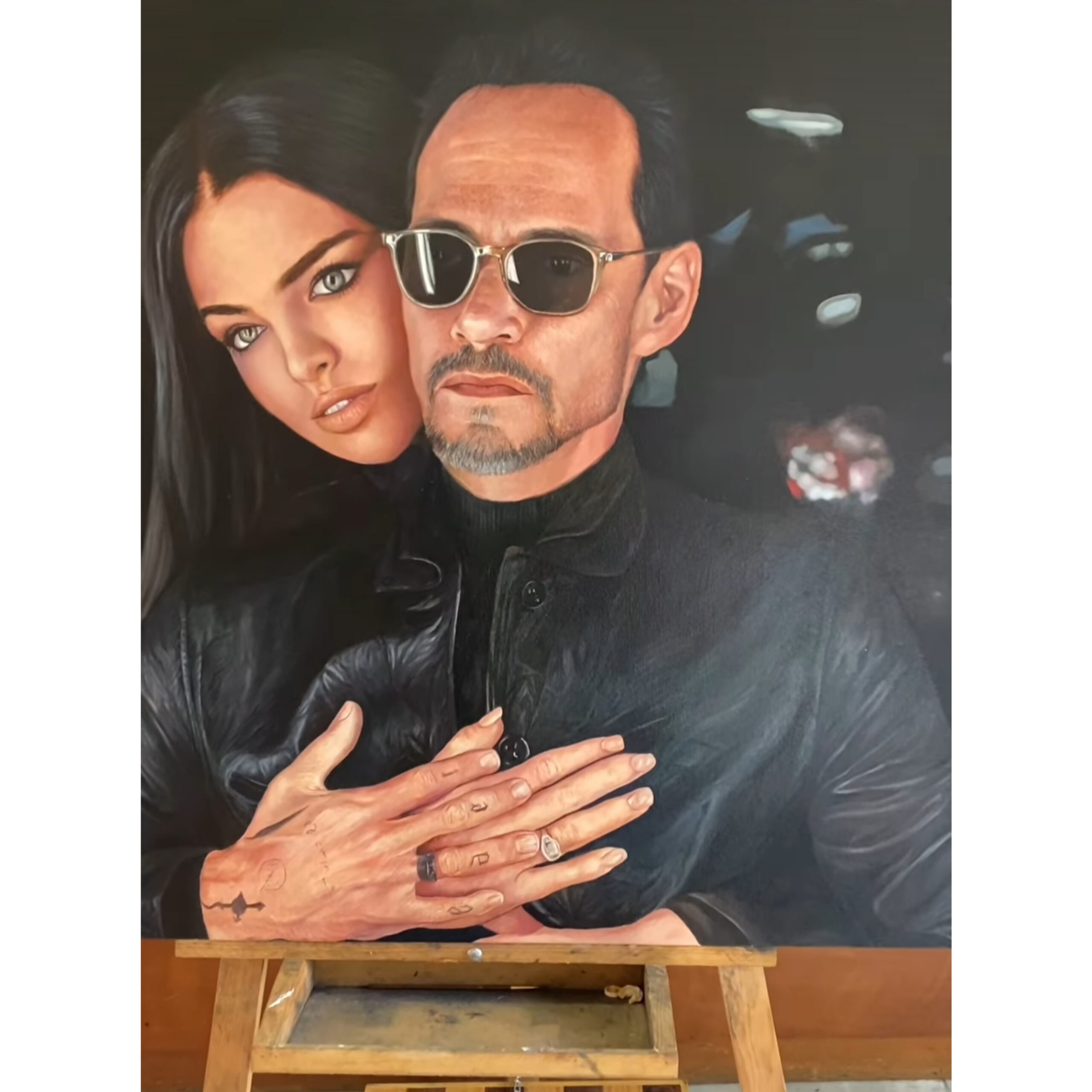 Popular / (VIDEO)El retrato que solicitaron Marc Anthony y Nadia ...