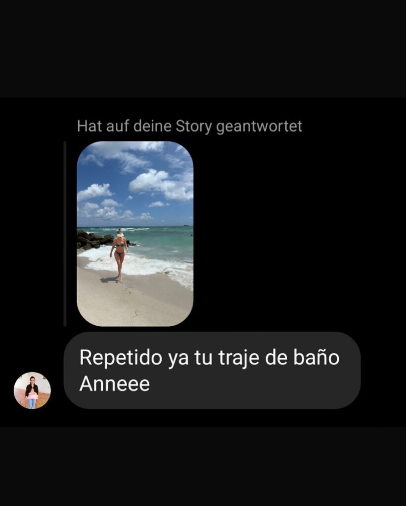 Popular / Anne Walde peló cuerazo en la playa y mirána qué detalle pa ...