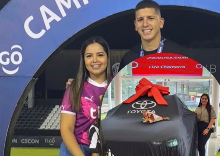 Popular / ¡Quién pudiera! El arquero de Libertad le regaló un 0Km a su esposa