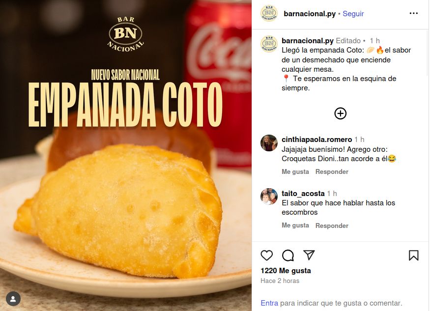 Popular / En un conocido bar del microcentro ya lanzaron las "empanadas ...